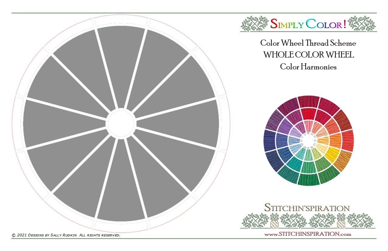 Color Harmonies - Whole Color Wheel - Stitchin'spiration
