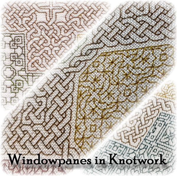 Windowpanes in Knotwork Series - Stitchin'spiration