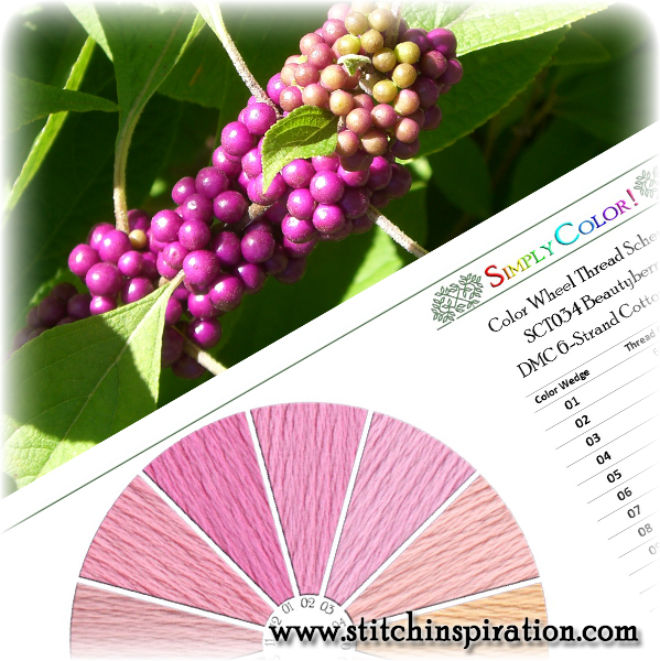 Thread Scheme - SCT034 Beautyberry - Stitchin'spiration